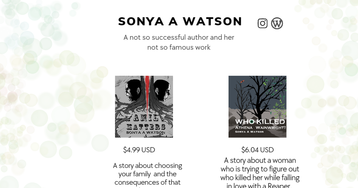 Sonya A Watson Website